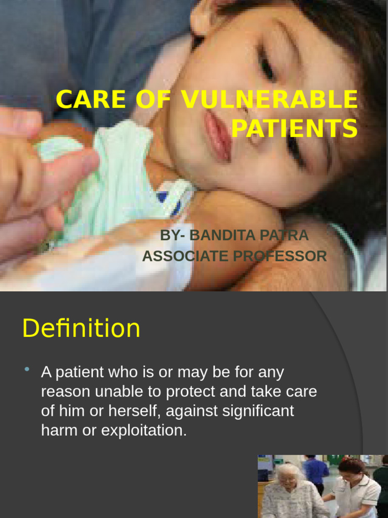 Care of Vulnerable Patients | PDF | Substance Abuse | Patient