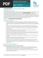 QHSE Manager Job Description | PDF | Quality Assurance | Occupational ...