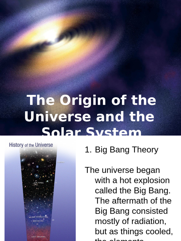 Theories Origin of Solar System | PDF | Planets | Solar System