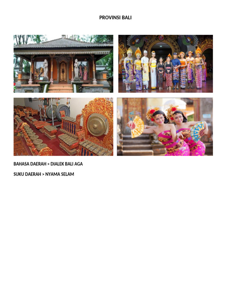 Provinsi Bali | PDF