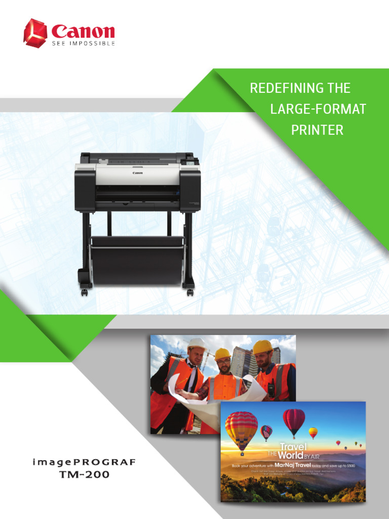 TM 200 Specsheet | PDF | Printer (Computing) | Computing