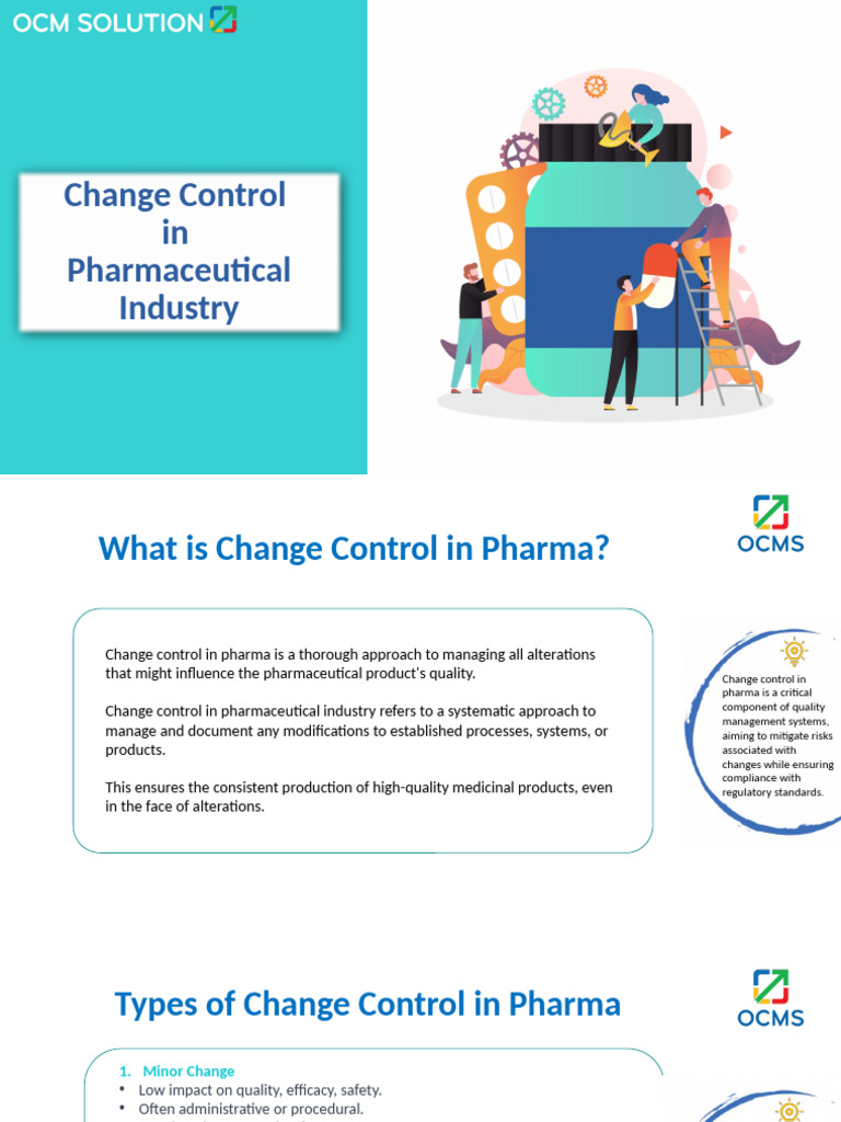 Change Control in Pharmaceutical Industry | PDF | Audit ...