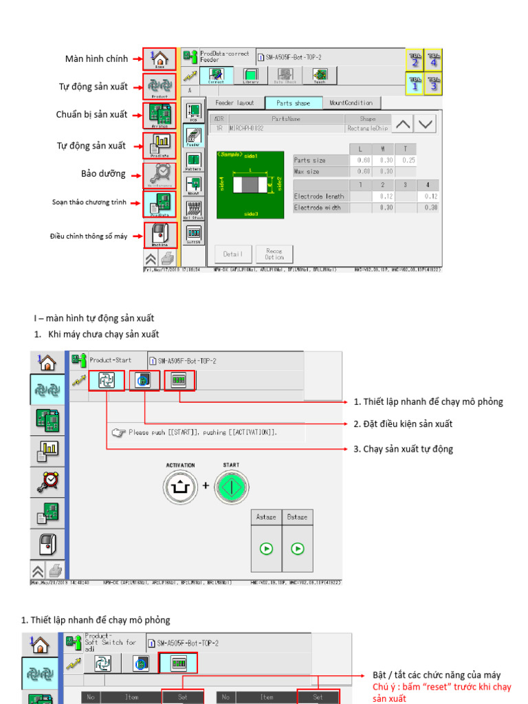 Hướng Dẫn Vận Hành Máy Mount NPM | PDF