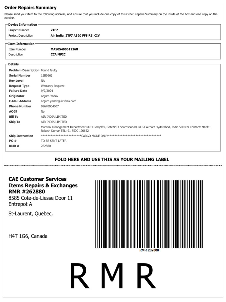 RMR#262880 Mpic | PDF