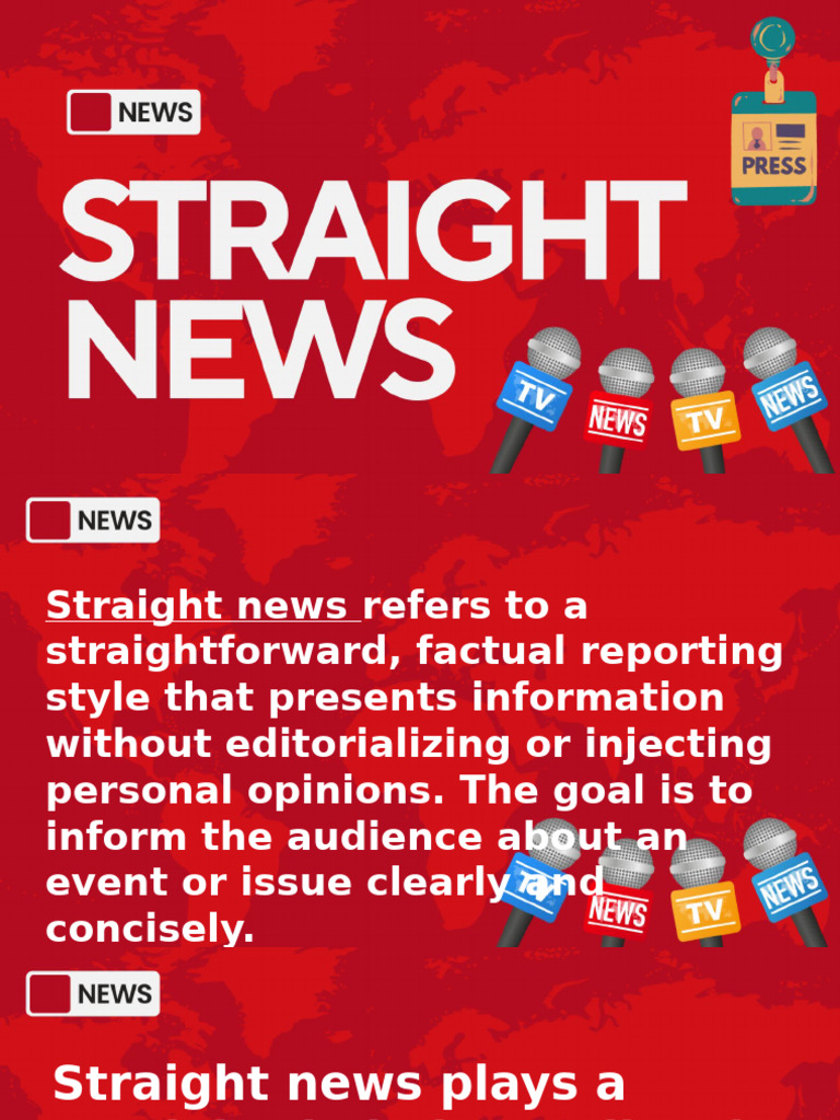Straight News | PDF | News | Human Communication