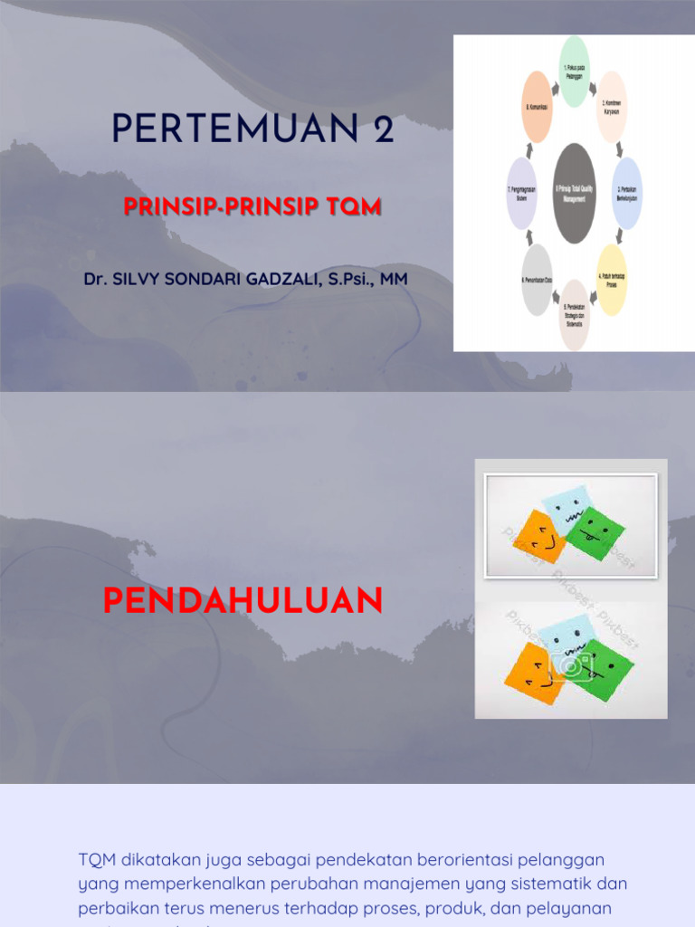 Prinsip-Prinsip TQM | PDF