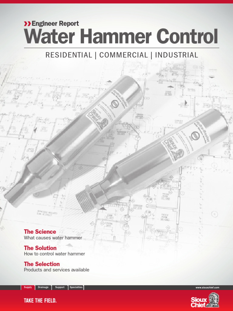 Water Hammer Control Solutions Guide | PDF | Pipe (Fluid Conveyance ...