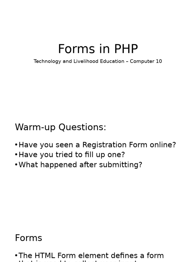 Lesson+Day+5+ +Forms | PDF | Computing | Computer Science
