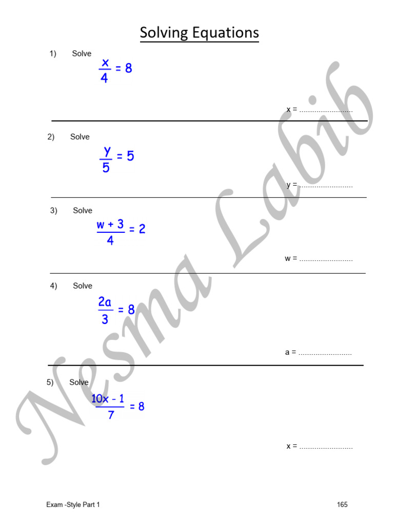 12-11 Solving Equations | PDF | Teaching Methods & Materials | Computers