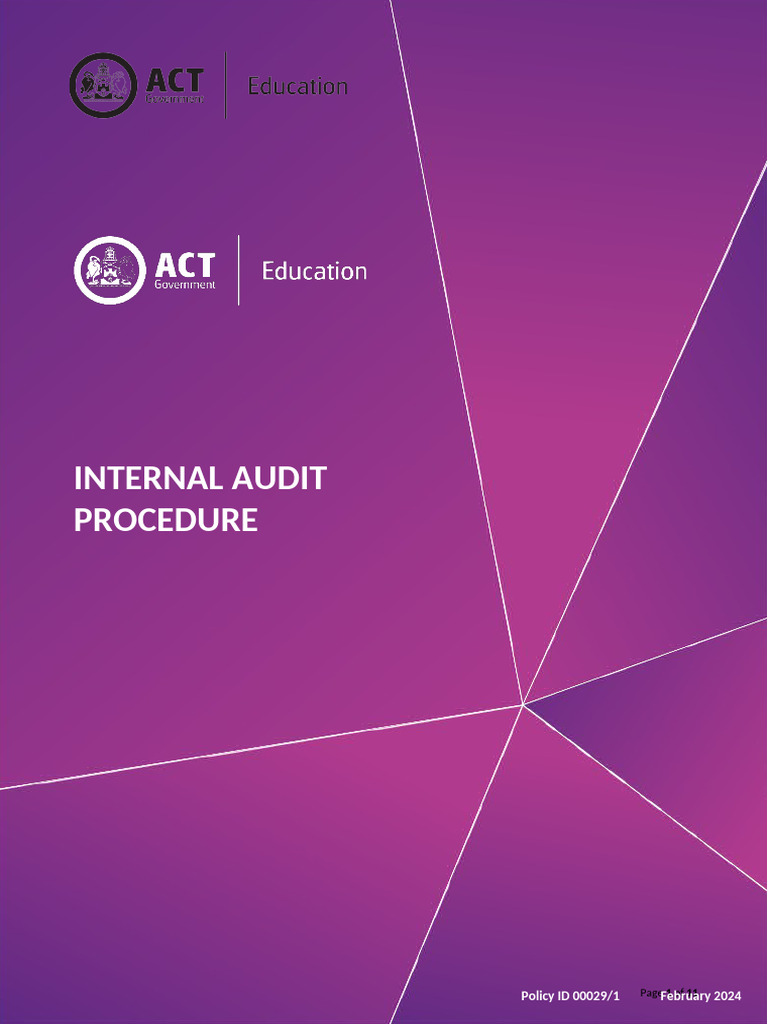 Internal Audit Procedure | PDF | Internal Audit | Audit