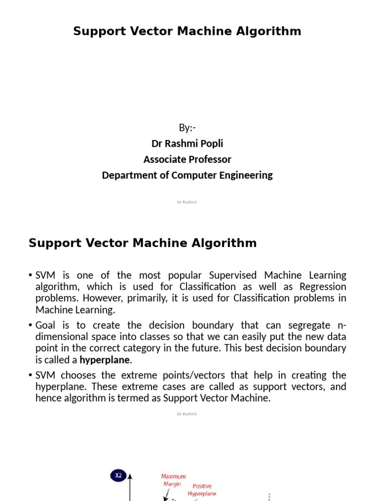 Support Vector Machines and Kernels | PDF | Support Vector Machine | Machine Learning
