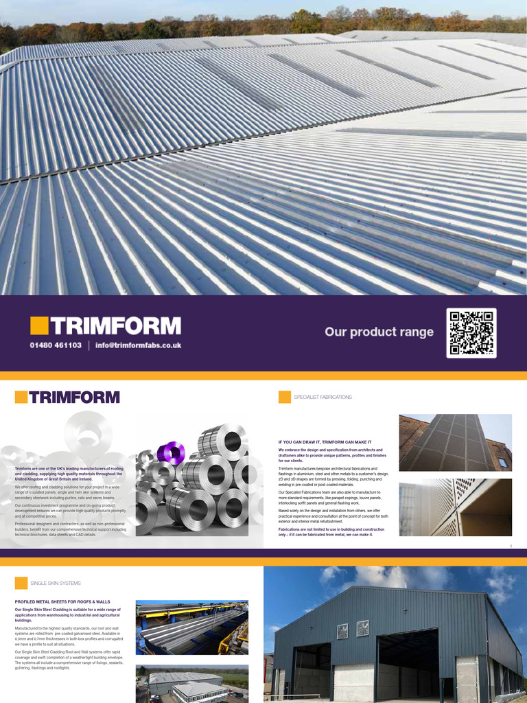 Trimform A5 Product Brochure Issue 2-07-2024 LR | PDF | Roof | Wall