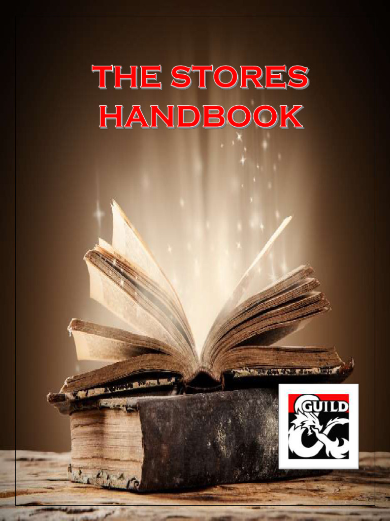 Stores Handbook | PDF | Wizards Of The Coast | Dungeons & Dragons