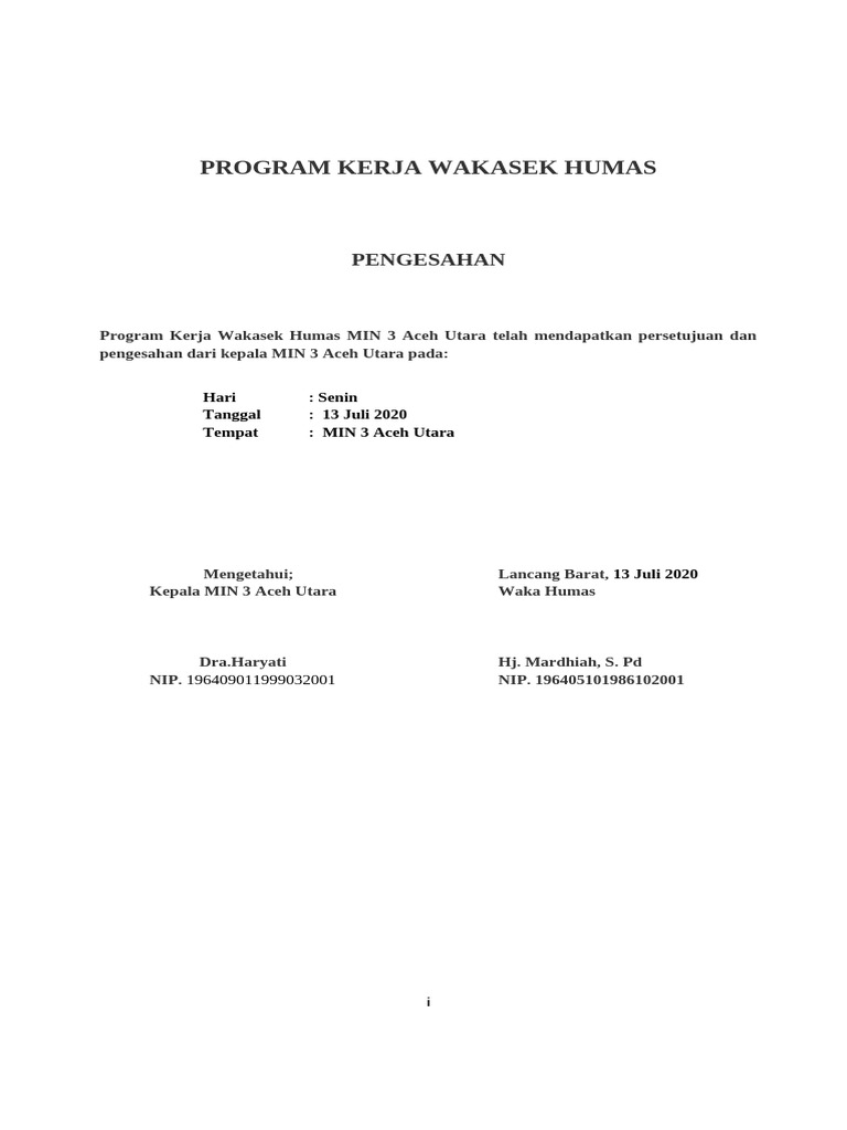 Laporan Waka Humas Buk Mar | PDF | Kesehatan Holistik