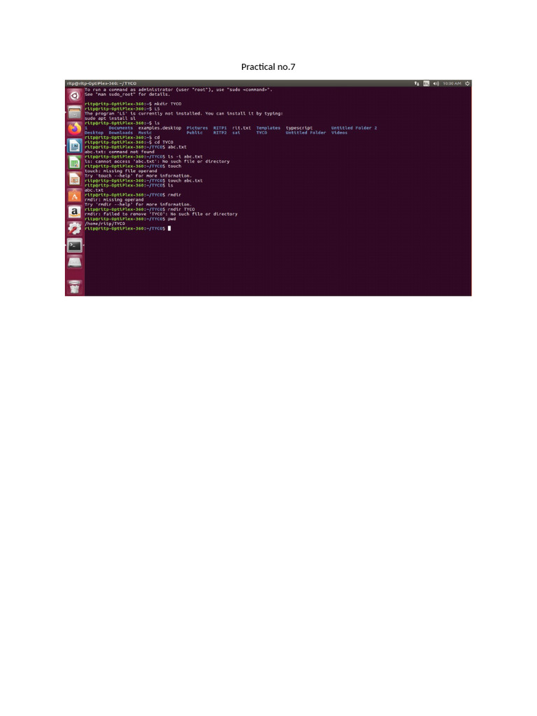 Practical No.7 (OSY) | PDF