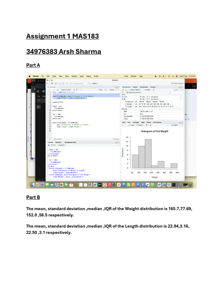Assignment1 MAS183 | PDF | Teaching Methods & Materials | Wellness