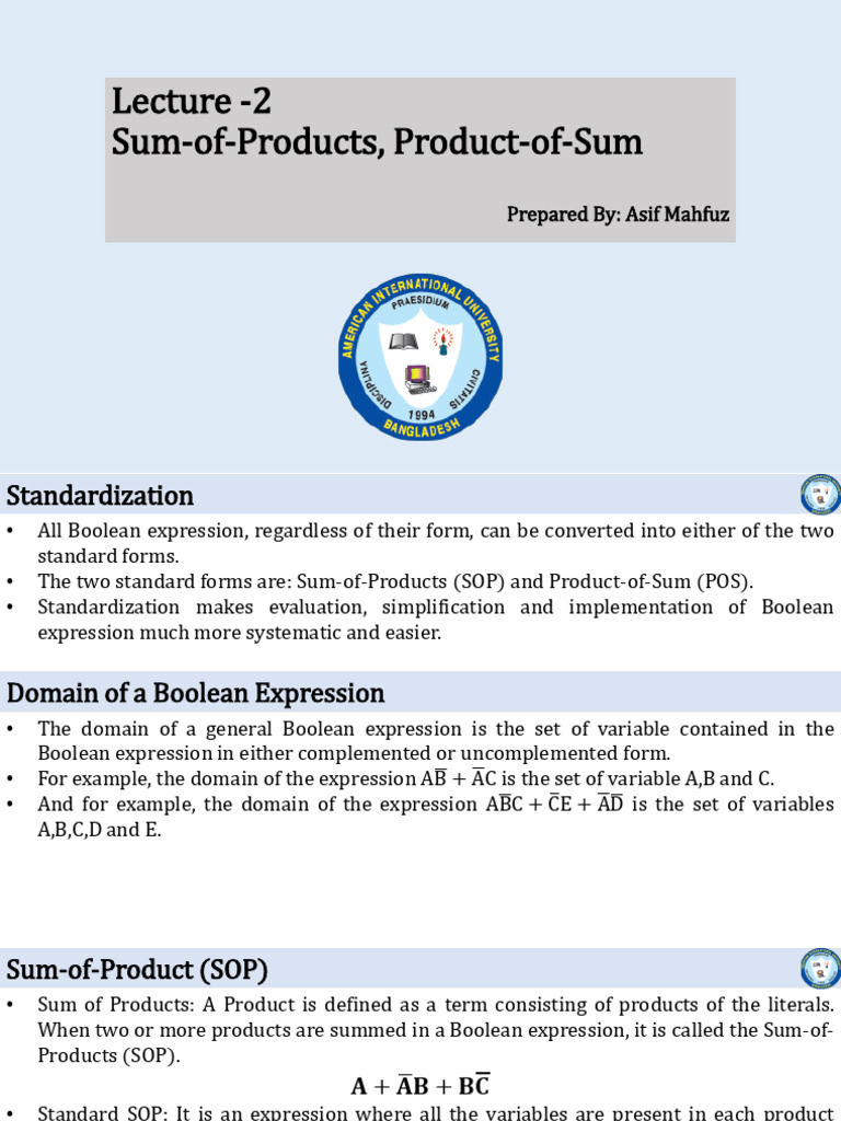 Mid Lecture 2 | PDF | Computer Programming | Logic