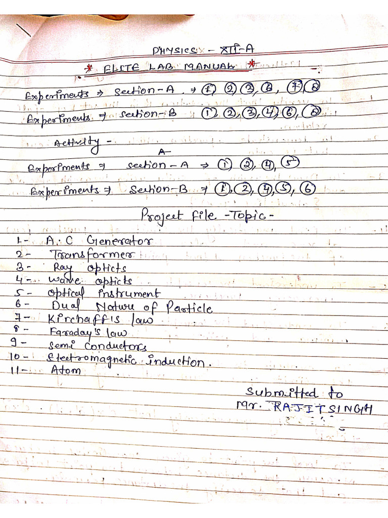 Class 12 Practical Work | PDF