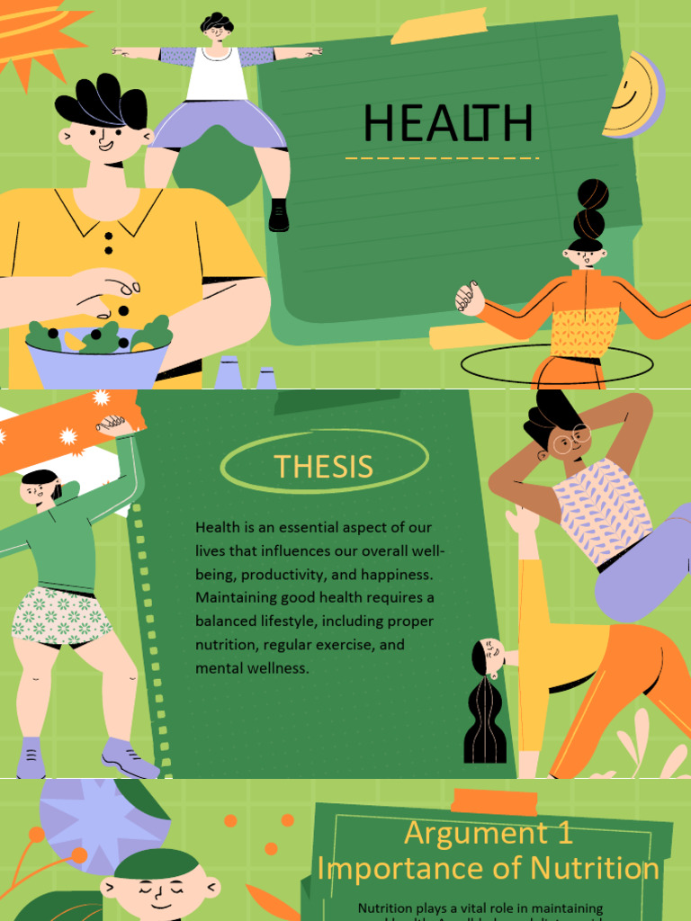 HEALTH - Exposition Text | PDF | Healthy Diet | Diet (Nutrition)