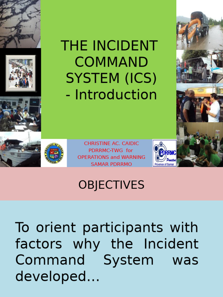 1 - The Incident Command System - Introduction | PDF | Incident Command System | Business
