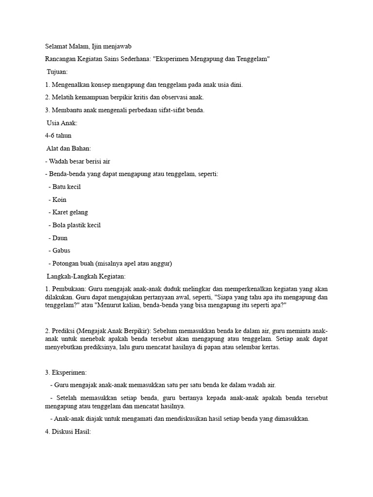 Diskusi.4 Metode Pengembangan Kognitif | PDF