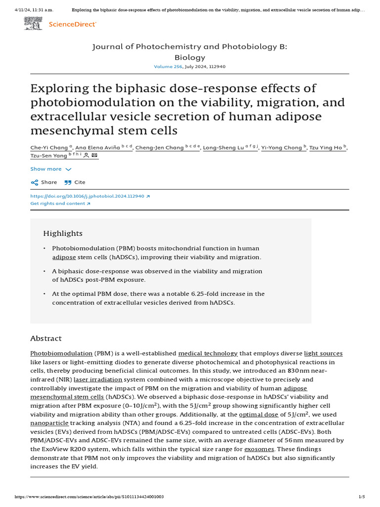 Inglés Exploring The Biphasic Dose-Response Effects of ...