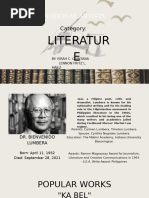 Bienvenido Lumbera: A Literary Legacy | PDF | Philippines
