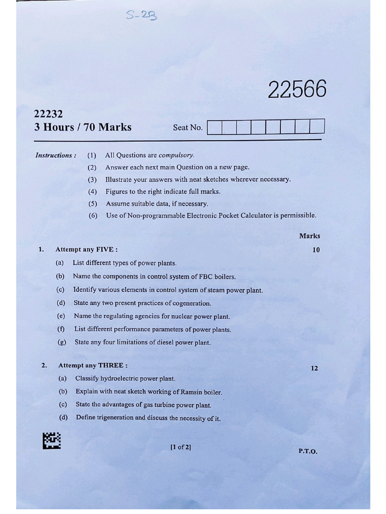 PPE - Previous Year Question Papers | PDF