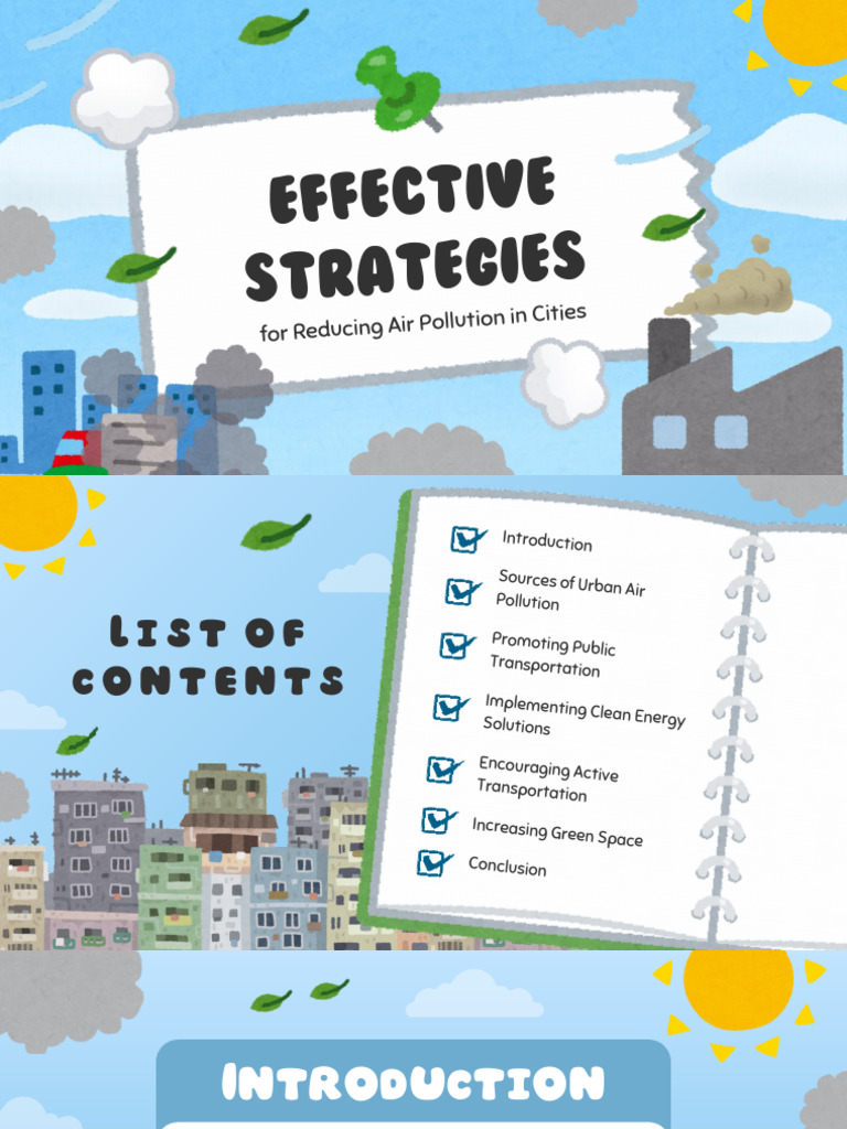 Air Pollution Presentation | PDF | Business | Science & Mathematics