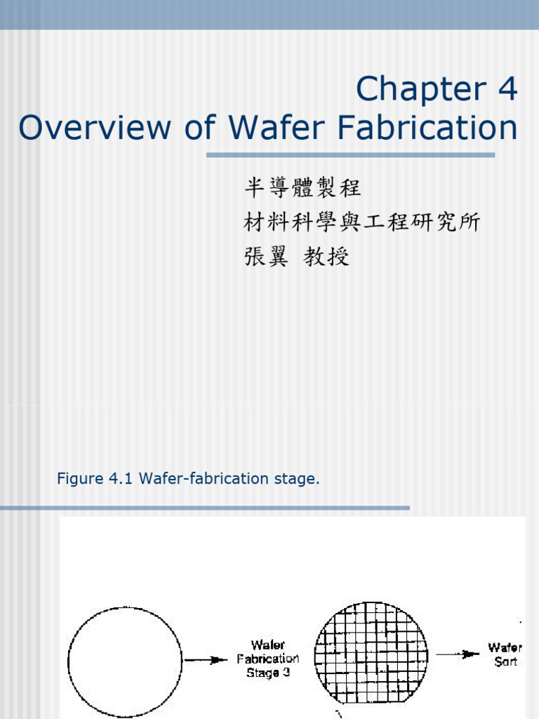 Wafer Fabrication Process Overview | PDF | Field Effect Transistor ...