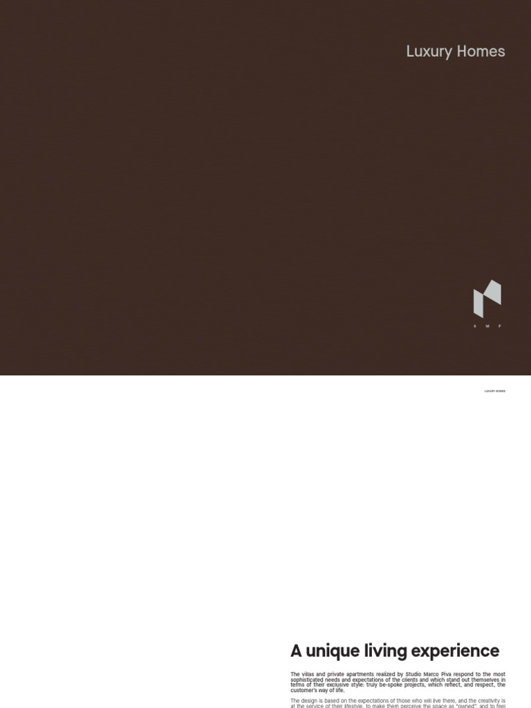 SMP Luxury Home Designs by Marco Piva | PDF | Interior Design