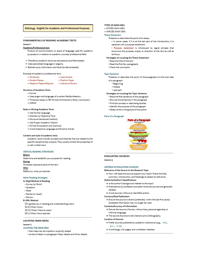Eng Rebyuwer Exam 1 | PDF | Citation | Apa Style