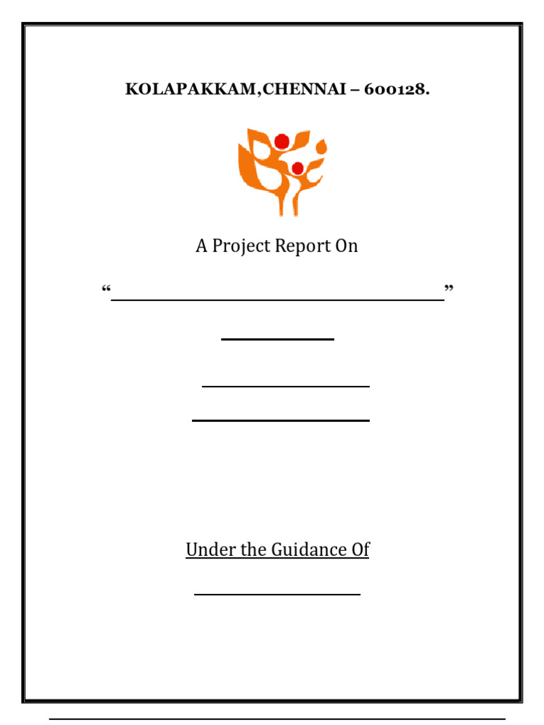 Front Pages Accountancy Project 2024 - 25 | PDF