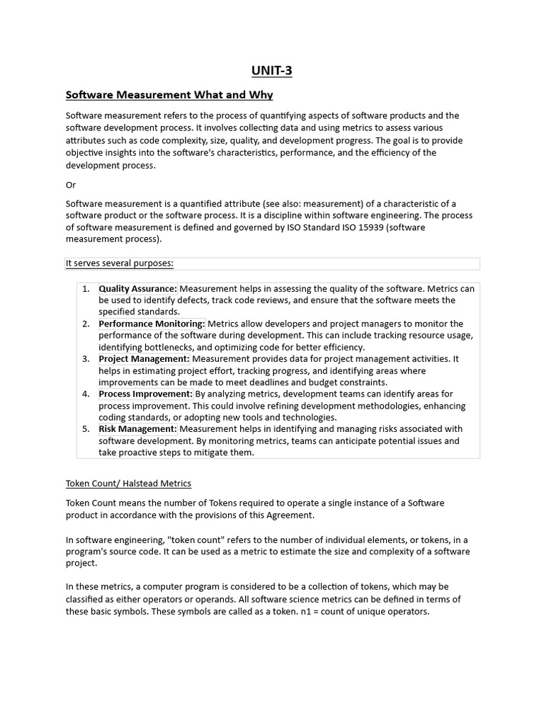 Unit-3 SEngineering | PDF | Reliability Engineering | Performance Indicator