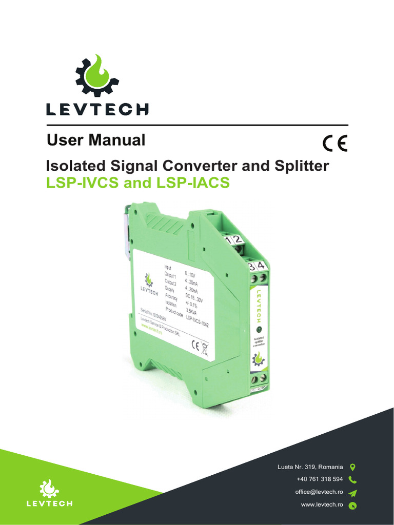 Isolated Signal Converter and Splitter - LSP IVCS - IACS ...