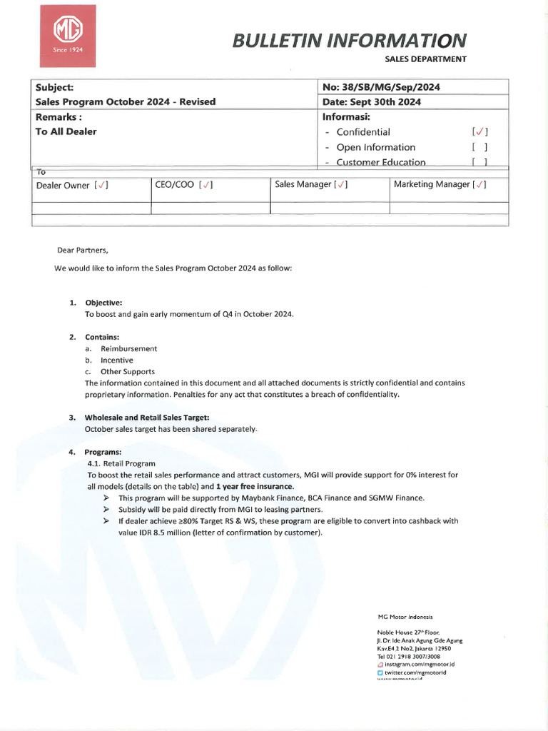 SB 38 Sales Program October 2024 - Revised | PDF