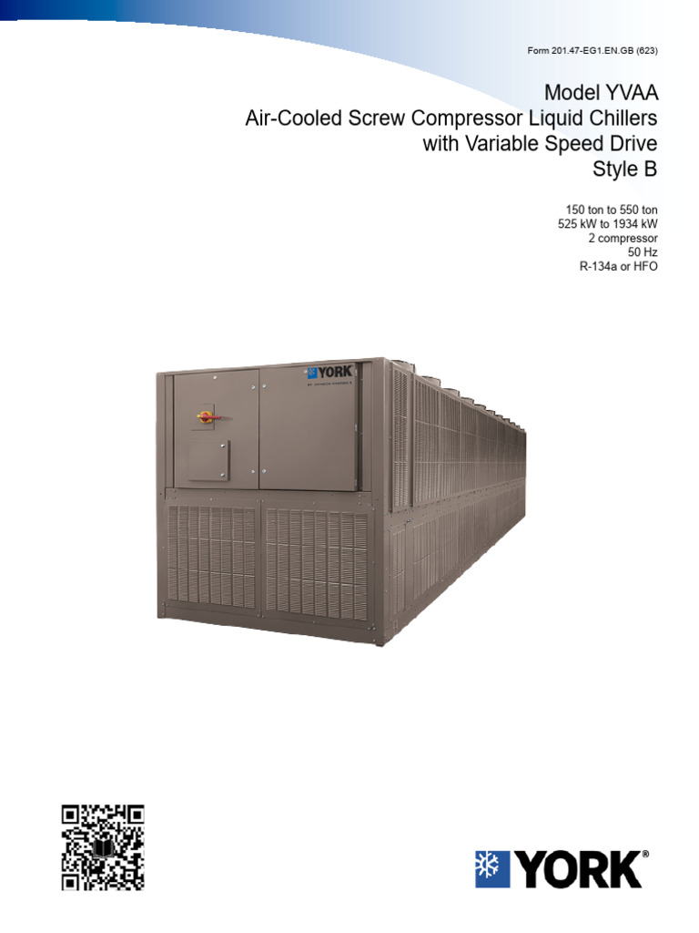 York - Air Cooled Chiller | PDF | Heat Exchanger | Building Engineering