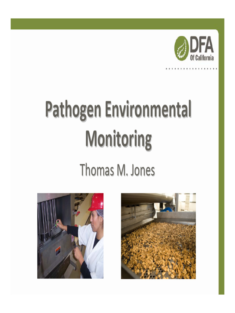 2012conf Pathogen Prevention | PDF | Salmonella | Hygiene