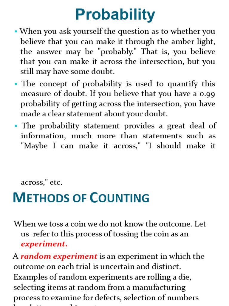 Counting Sequences in Probability | PDF | Permutation | Experiment