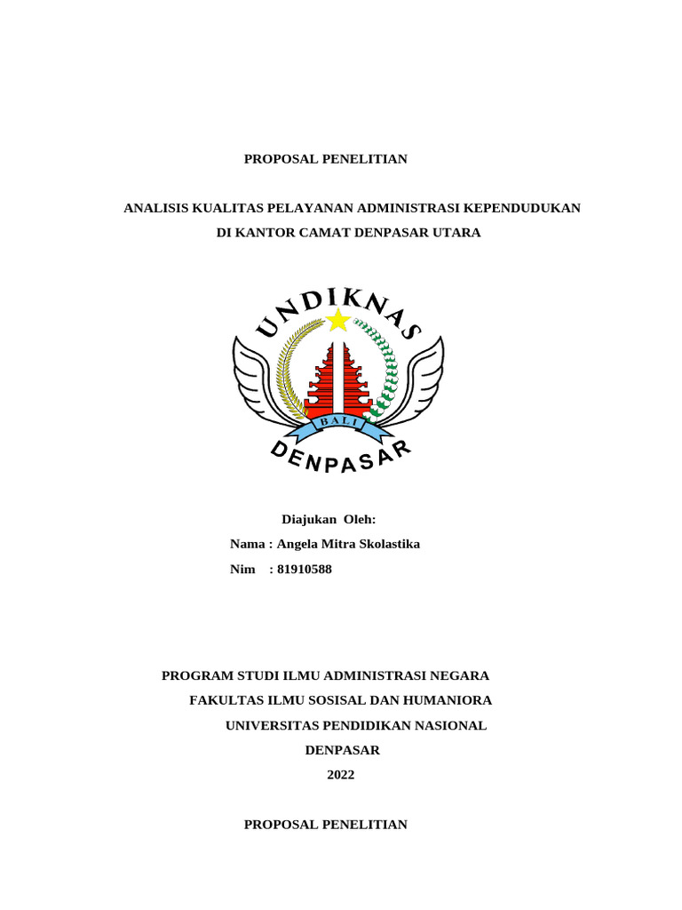 PROPOSAL PENELITIAN Mitra | PDF