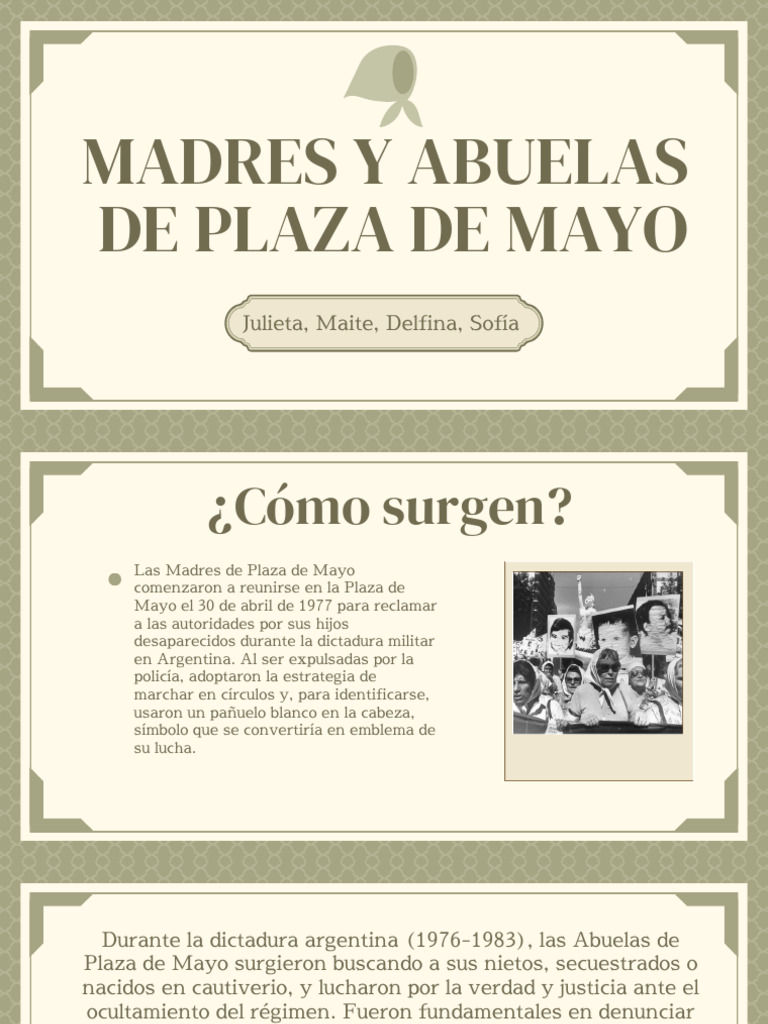 Madres y Abuelas de Plaza de Mayo 4A | PDF