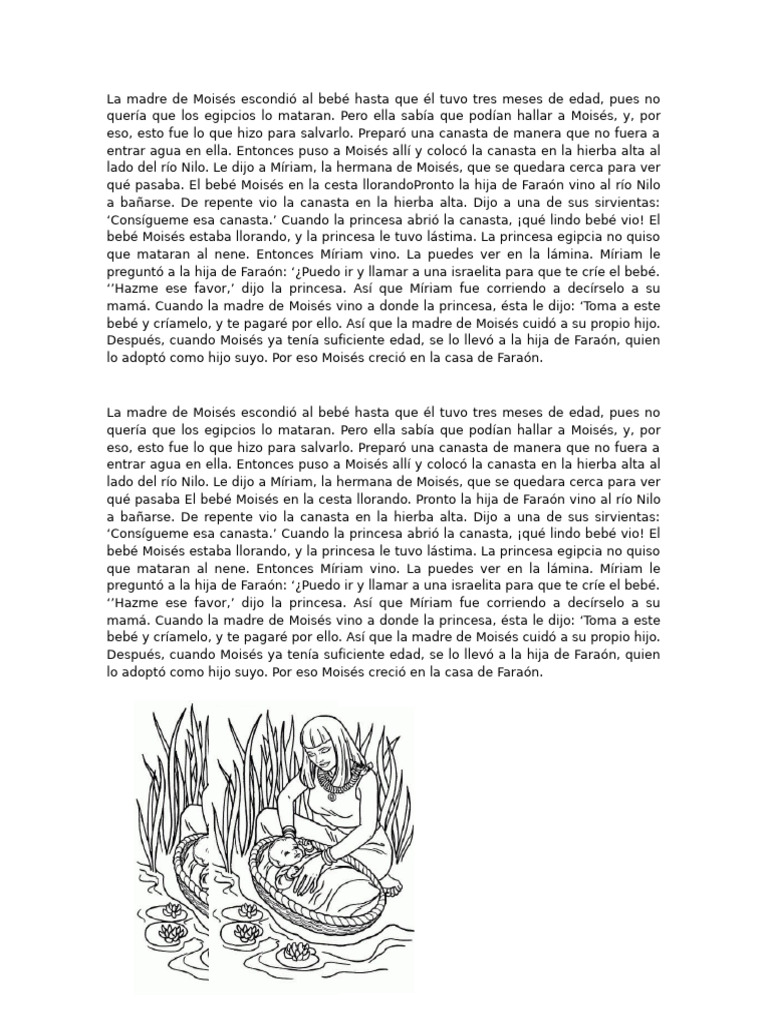 La Historia de Moisés y la Justicia Social | PDF | Moisés | Miriam