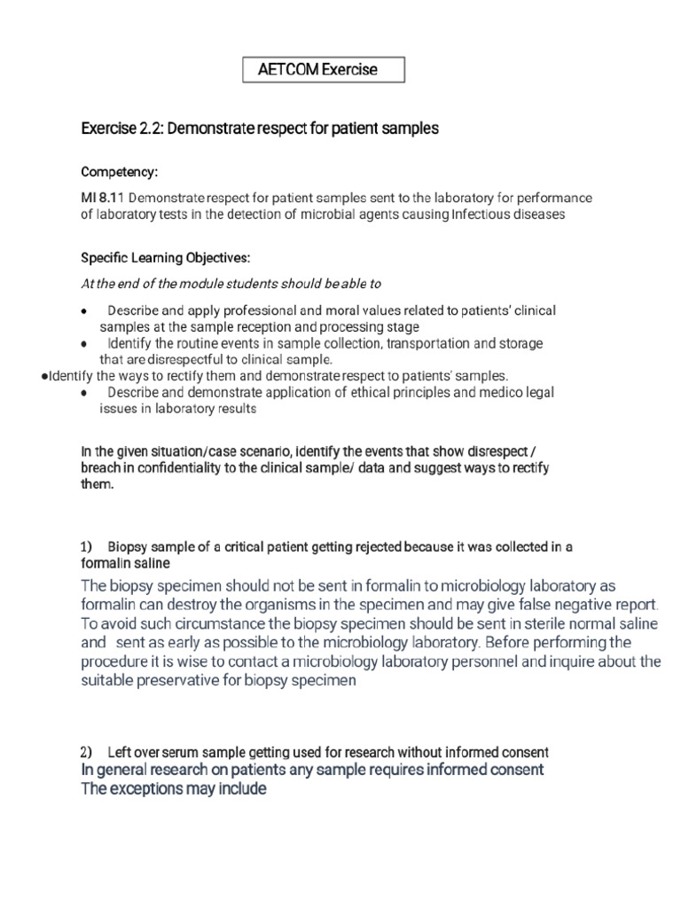 Aetcom Exercise 2.2 | PDF