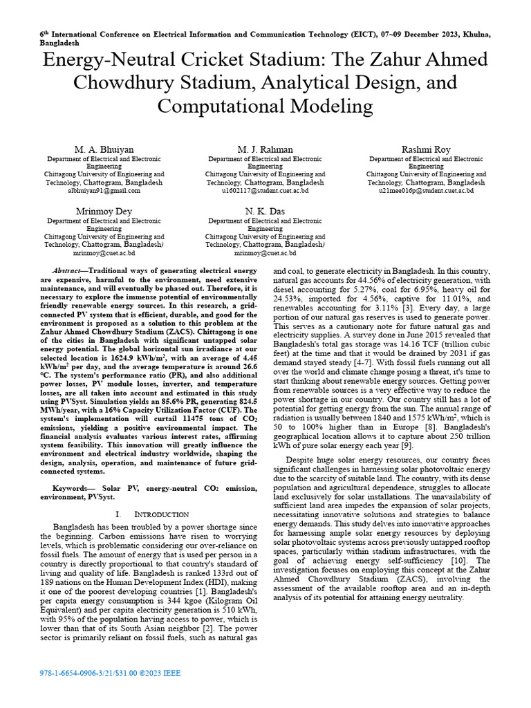 IEEE PDF Express Passed Camera-Ready PDF - PID - 216 | PDF | Solar ...