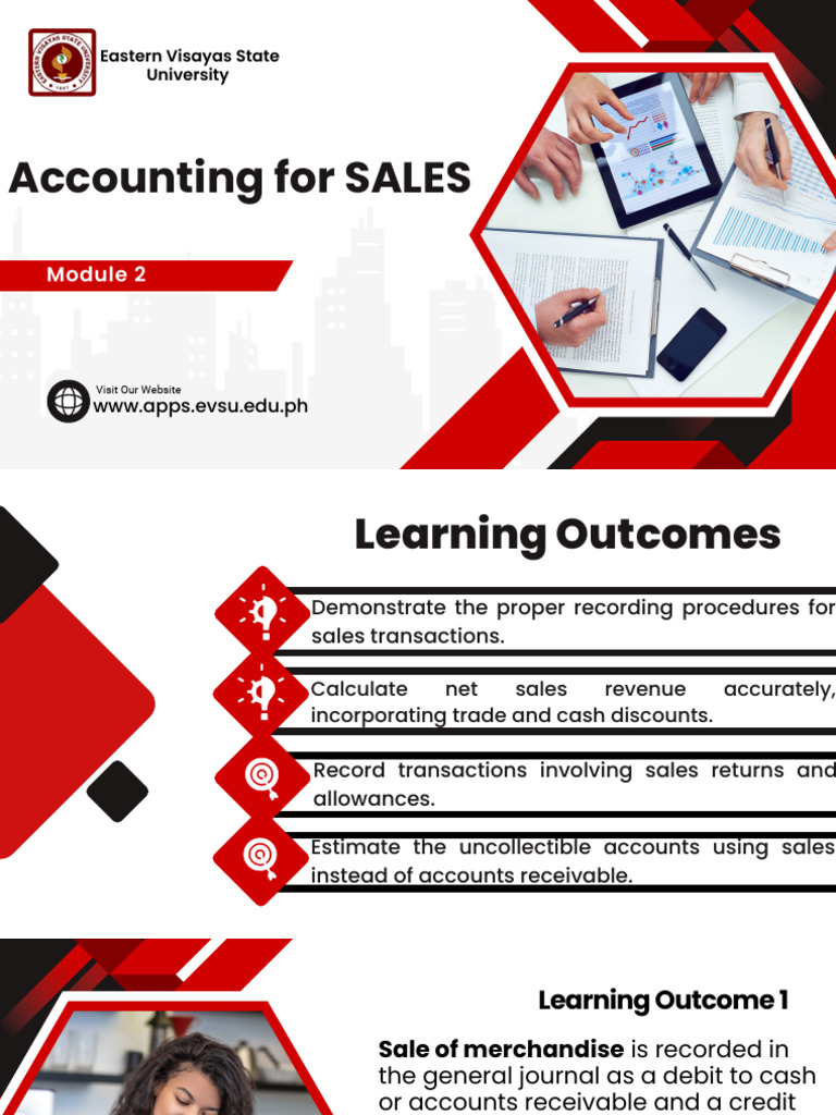 M2 Accounting For Sales | PDF | Debits And Credits | Revenue