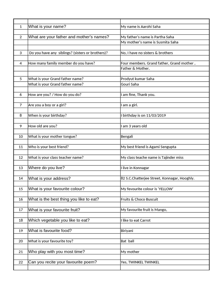 all questions & answar | PDF | Vegetables | Fruit