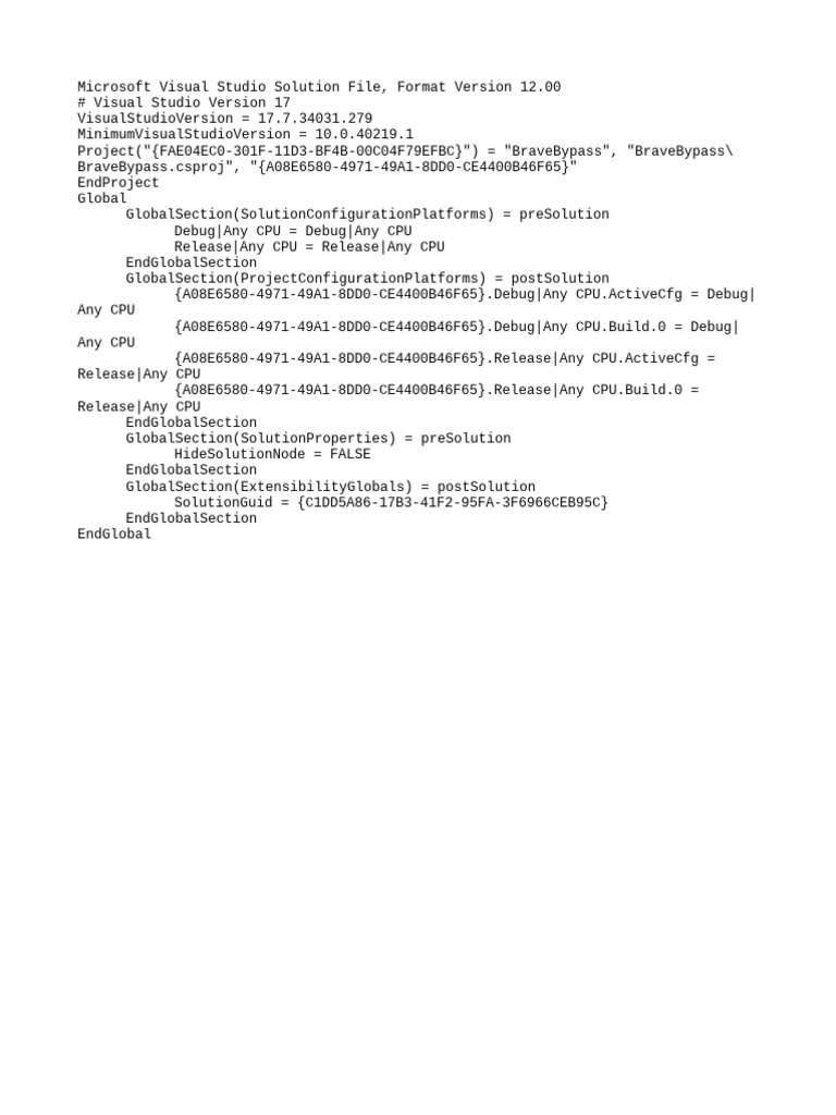 BraveBypass SLN | PDF