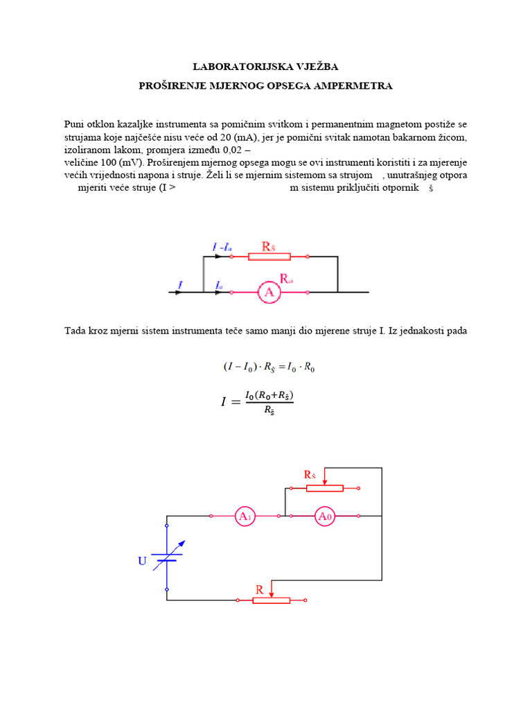 Priprema Za Lab Iz Mjerenja | PDF