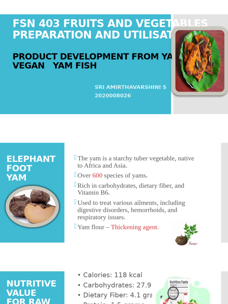 Yam | PDF | Vegetables | Foods