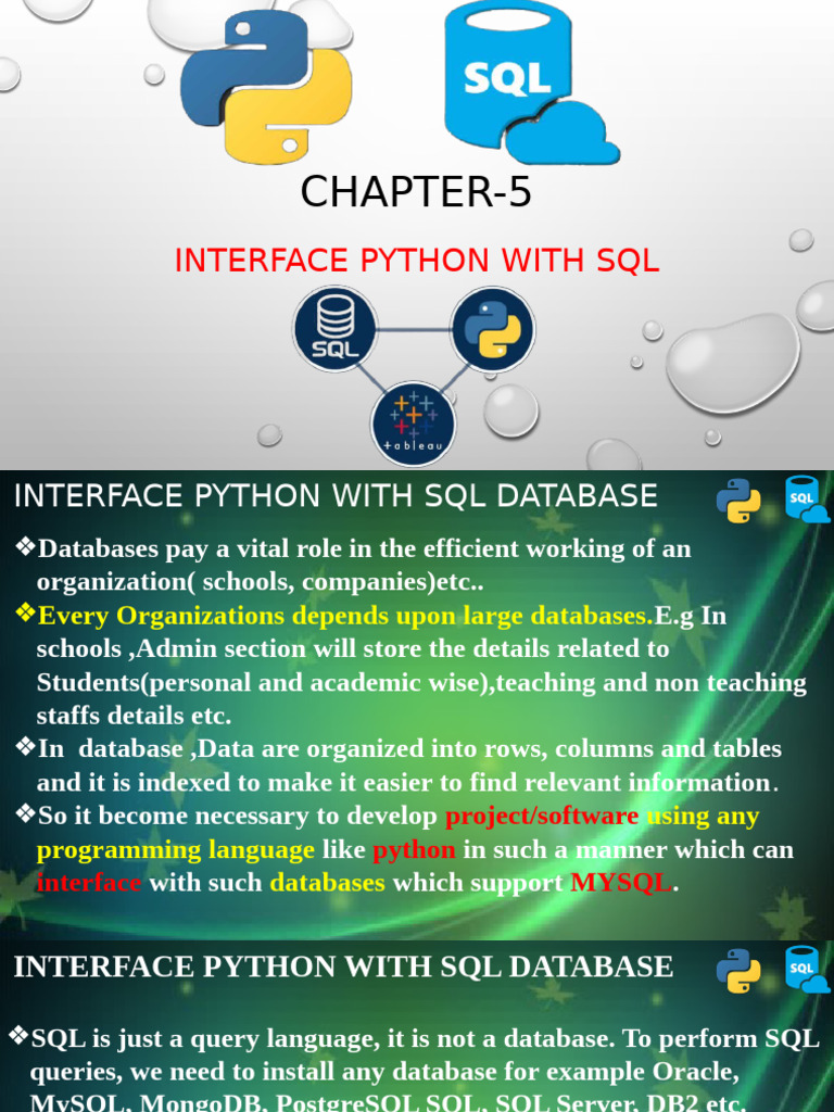 Unit 5 Sql 1 Creating A Databse Connection Pdf Databases Sql 9173